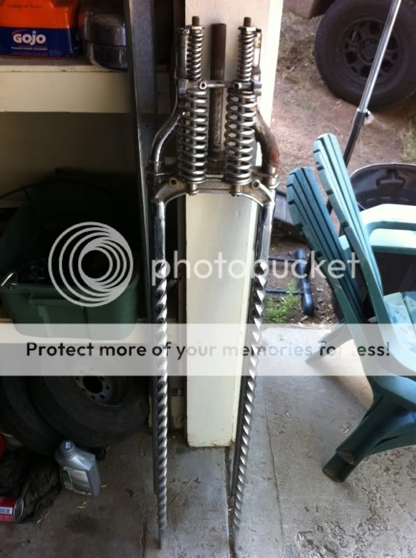 1936-1939 Harley inline knucklehead springer 16" over chopper | Jockey ...