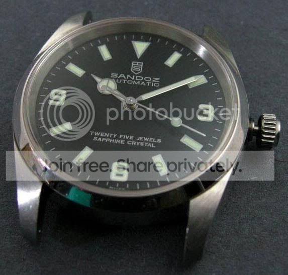 WTT: Sandoz black dial explorer automatic | WatchUSeek Watch Forums