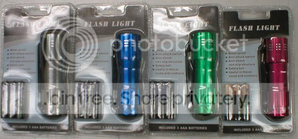 3 LED Flashlights At Dollar Tree | Candle Power Forums